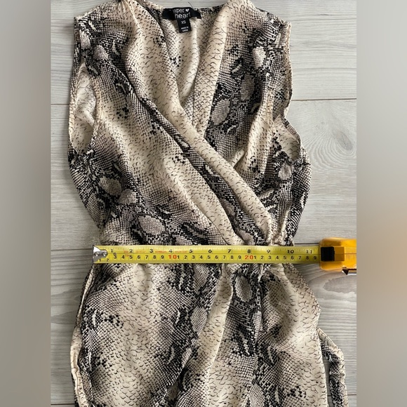 Paper Heart | Dresses | Snake Skin Print Asymmetrical Dress | Poshmark